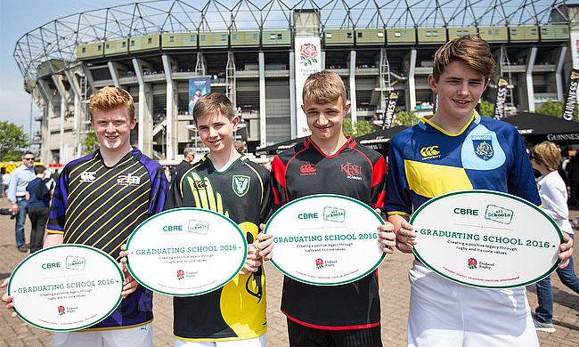Schools across England celebrate rugby success