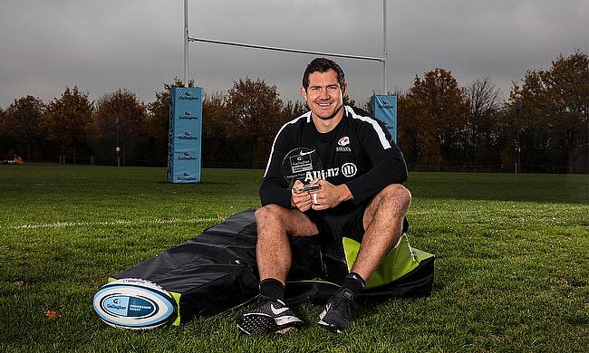 Alex Goode was named Gallagher Premiership Rugby Player of the Month